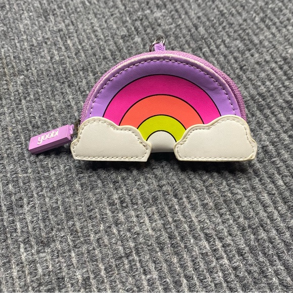 Yoobi | Accessories | Yoobi Rainbow Change Purse And Keychain | Poshmark